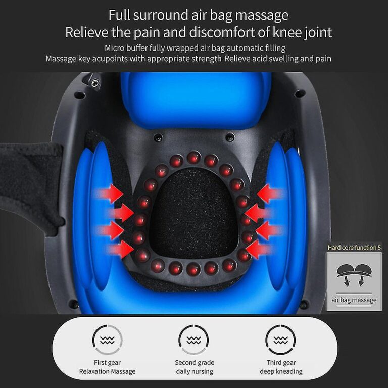 Electric Knee Massager Smart Hot Compress Ems Vibration Acupuncture ...