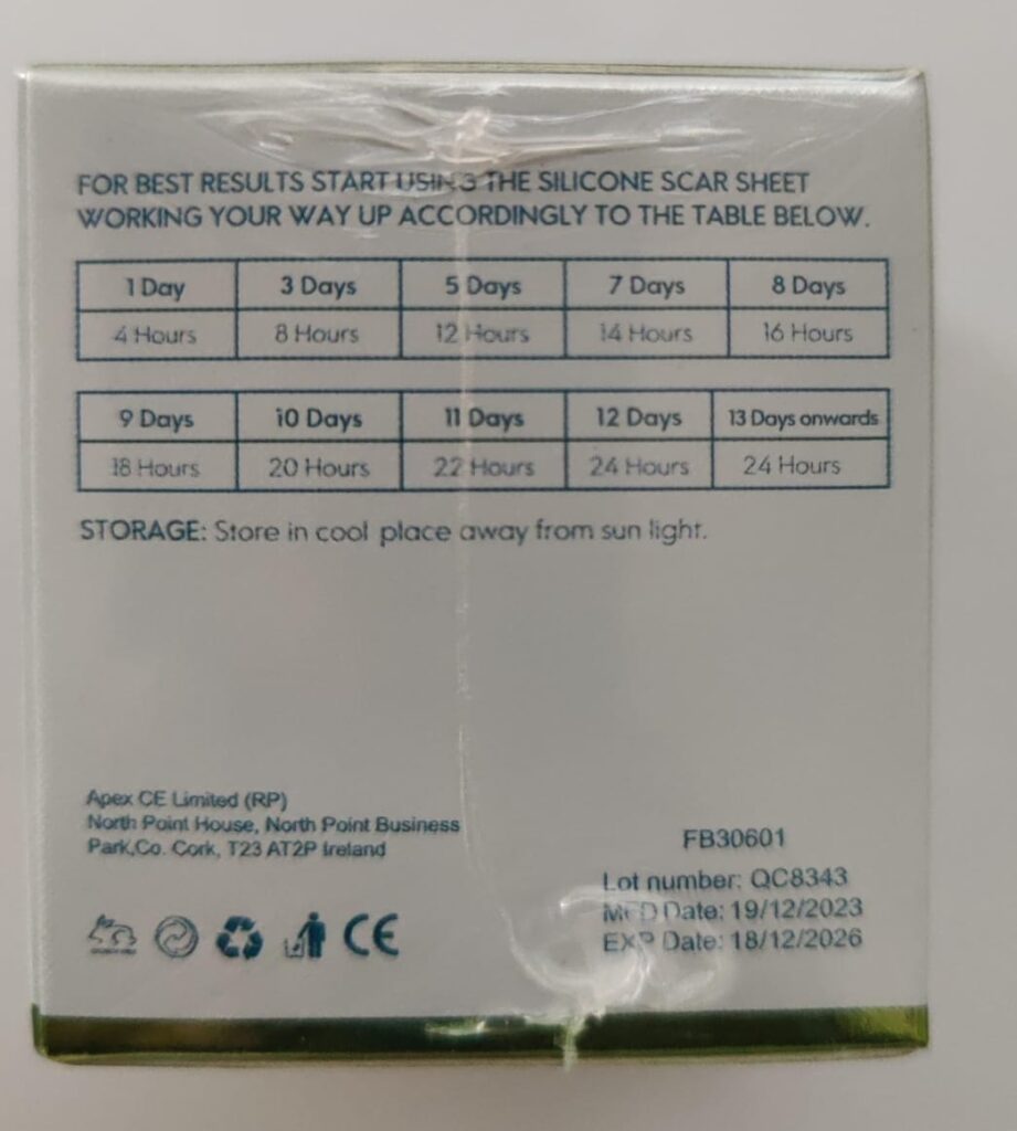 SILICON SCAR Tape ELAIMEI ( 4cm x 1.5m) Out Of Stock | Aair Medicals ...